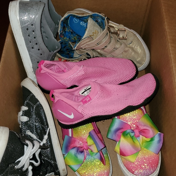 Nike | Shoes | Girls Size 2 Box Of Little Girls Shoes 6 | Poshmark